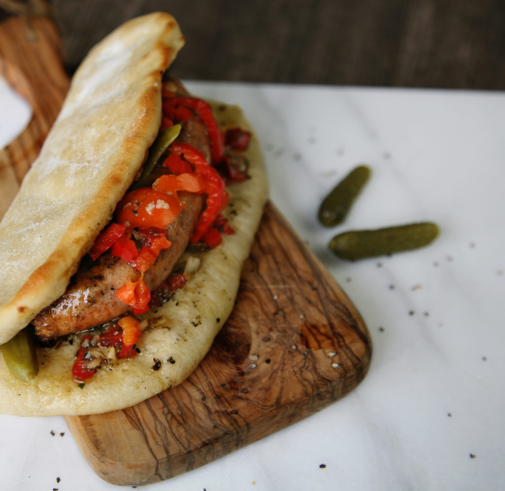 Manoucher Folded buns make excellent hot dogs – Manoucher Food & Co.